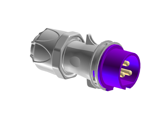 Fiche mobile 16A 2P+T 24V - IP44 - bornes à vis - CENCO