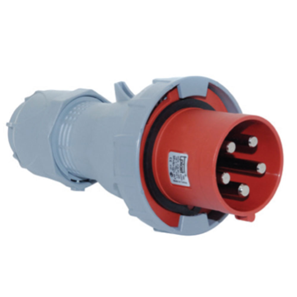 Fiche mobile 63A 3P+N+T 400V - IP67 - bornes à vis - CENCO