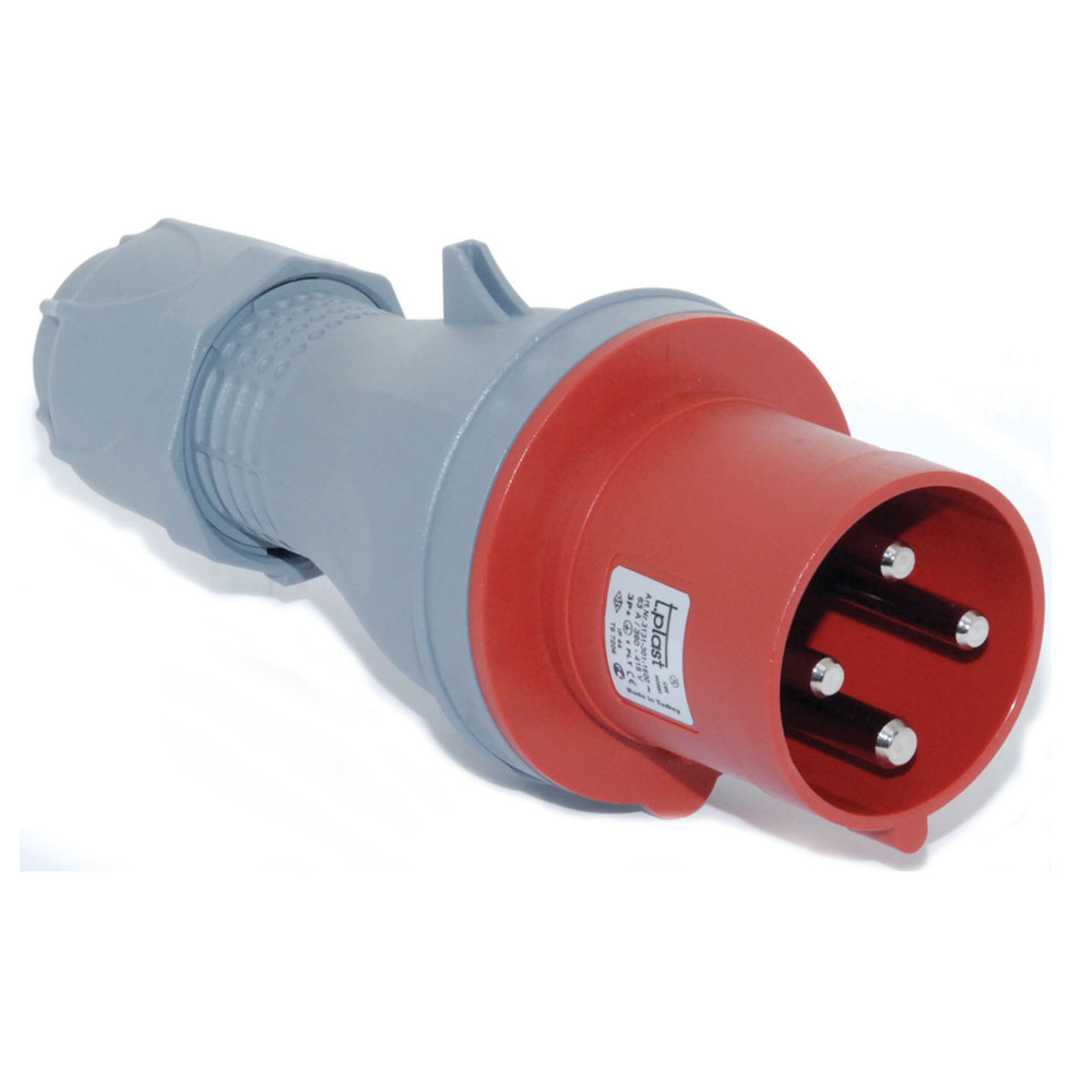 Fiche mobile 63A 3P+T 400V - IP44 - bornes à vis - CENCO