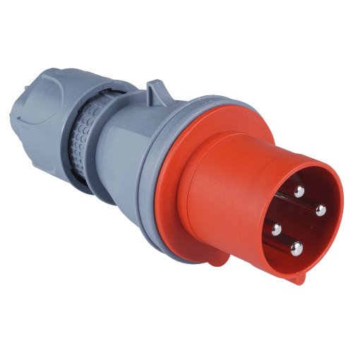 Fiche mobile 63A 3P+T 400V - IP44 - bornes à vis - CENCO