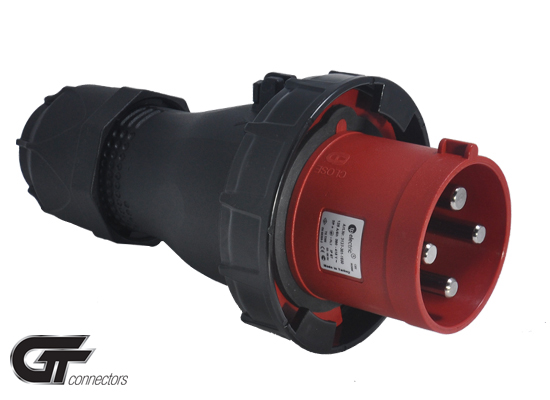 Fiche mobile renforcée 125A 3P+T 400V - IP67 - bornes à vis - CENCO